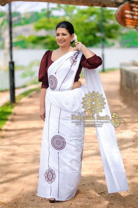 Beautiful Colorful Bathik Sri Lankan Saree Osari And Saree Jacket Designs In 2025 Saree