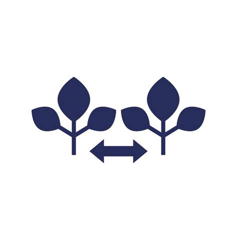 Premium Vector Plant Density Icon Vector Pictogram