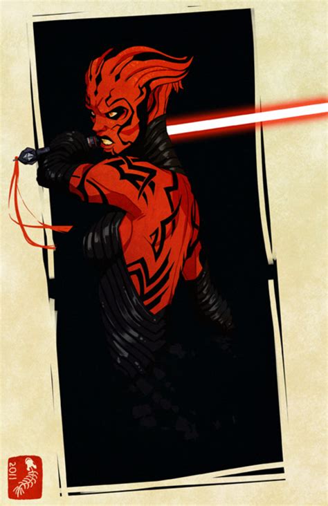 An Asari Sith Lord Mass Effectstar Wars Crossover Fan Art Rstarwars