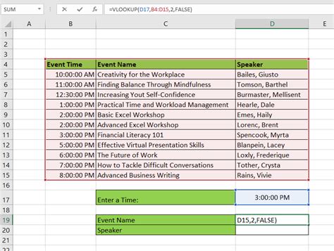 How To Perform A Vlookup With Time Range In Excel Sheetaki