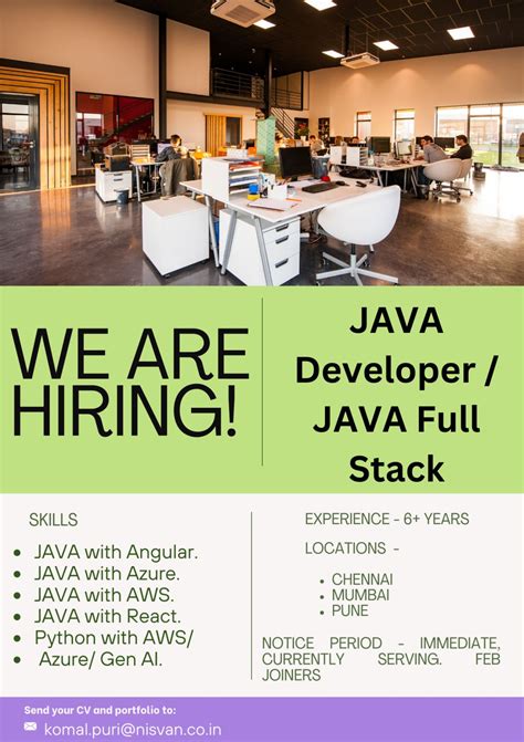 Javadeveloperorjavafullstackdeveloperorjavabackenddeveloper