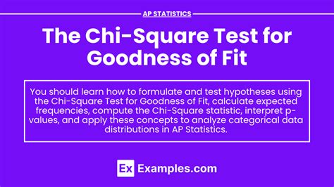 Unit 81 The Chi Square Test For Goodness Of Fit Notes And Practice Questions Ap® Statistics