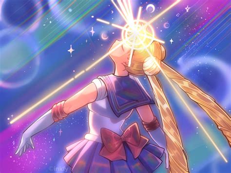 Sailor Moon Transformation Redraw Challenge By Inkfy On Deviantart