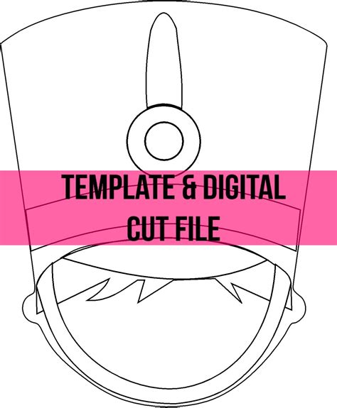 Nutcracker Face Stencil Free Printable Pdf Pattern And Stencils