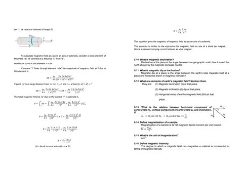 Physics Chapter Wise Important Questions Ii Puc Pdf Physics Science
