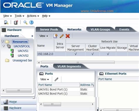 How To Create A New Vm Network And Vnic On Oracle Vm Unixarena