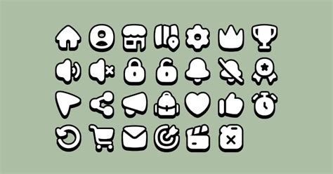 Simple Ui Icons Unity Mobile Ui Assets Hardartcore
