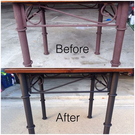 Rust Oleum Rust Reformer Table Makeover In Pink