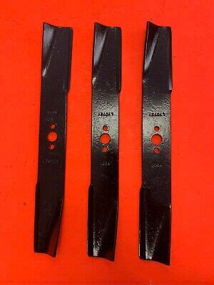 Set 3 Blades For Kubota B7100 W Mr4800 Mower 70721 34330 70000 25044
