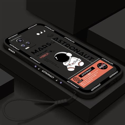Casing VIVO V Pro V V V Se V E V E Astronaut Nasa Silicone Square Phone Case Soft TPU