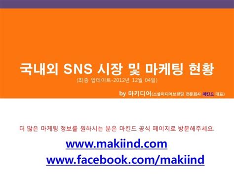 국내외 소셜미디어sns 시장 현황 및 마케팅 사례 살펴보기 Sns Marketing Social Media