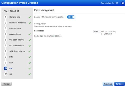 Creating A Ca Configuration Profile