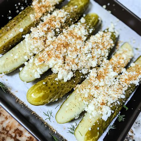 Elote Style Dill Pickle Spears 4 Ingredients Easy Delicious