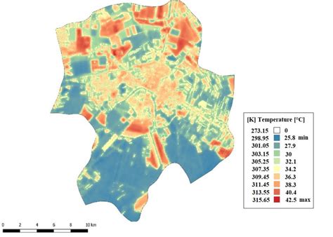 Shows The Result Of Determining The Surface Temperature The Colour