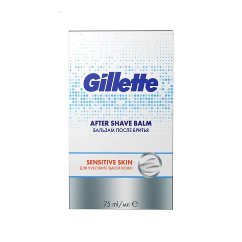 Бальзам после бритья, Gillette, Sensitive Skin, для чувствительной кожи ...