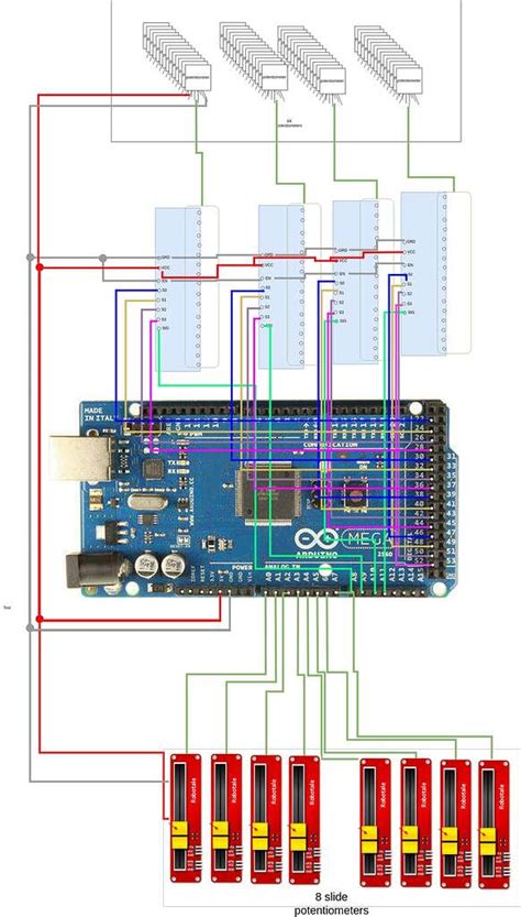 Midi Controller But Only Half Of The Potentiometer Are Working Programming Arduino Forum