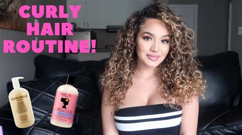 AFFORDABLE CURLY HAIR ROUTINE FOR BOUNCY CURLS YouTube
