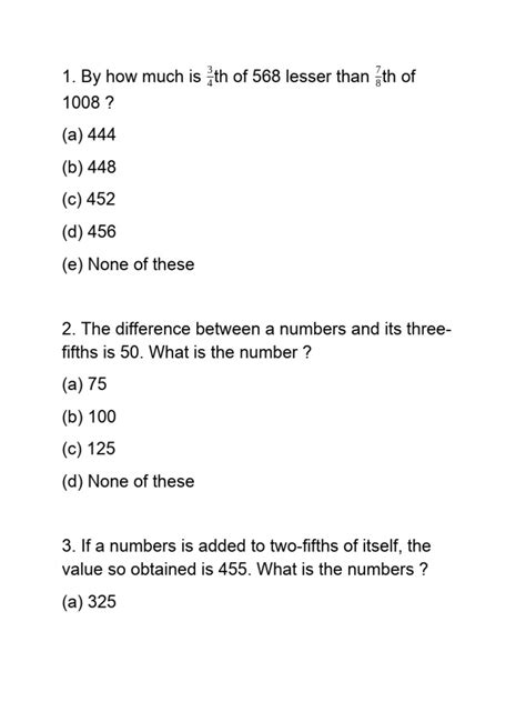 Problems On Numbers Pdf Numbers Elementary Mathematics