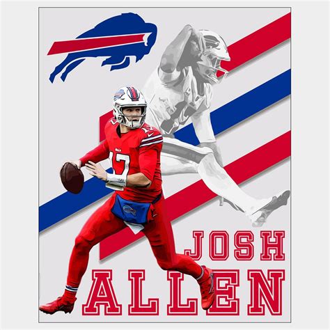 Josh Allen The Hurdle DIY Sports Art