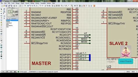 spi pic16f877a thực hành code part 2 youtube