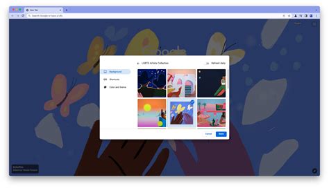 Google Chrome Gains Dynamic Color Theme Based On Background
