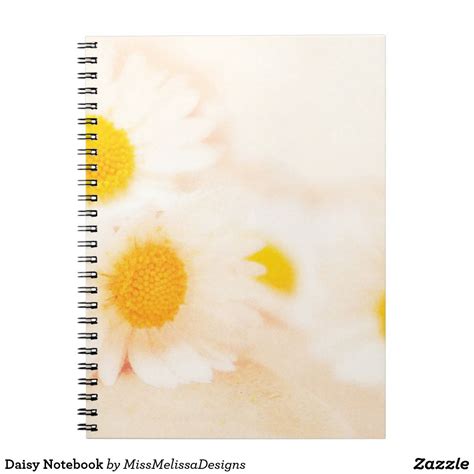 Daisy Notebook Creative Spiral Journal