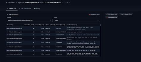 opinion classification with kili and huggingface autotrain
