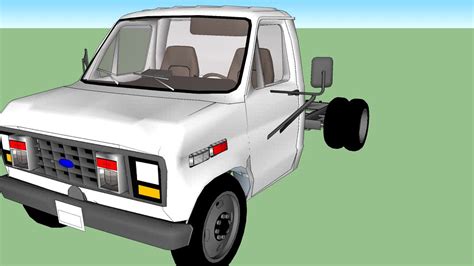 Ford F350 Econoline Chassis Model 1987 3d
