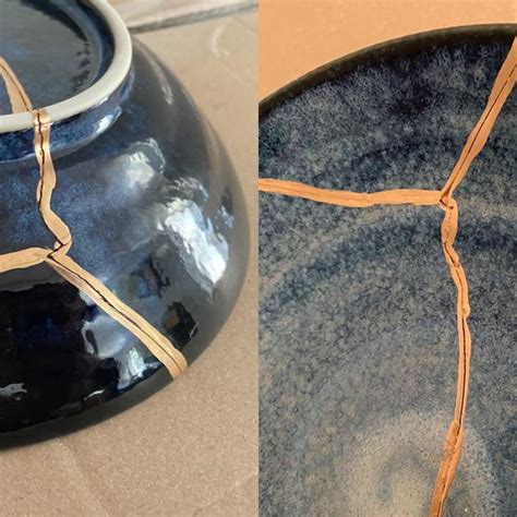 Kintsugi Bowl Kintsugi Red Italian Bowl Anniversary Japanese Art