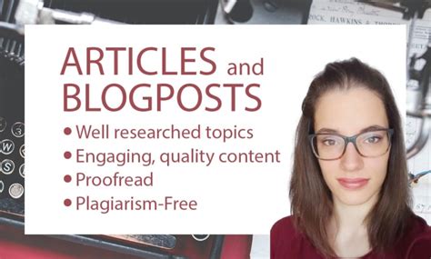 Write Engaging Articles Or Posts For Your Blog By Ninikst Fiverr