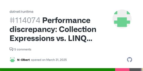 Performance Discrepancy Collection Expressions Vs Linq Extension