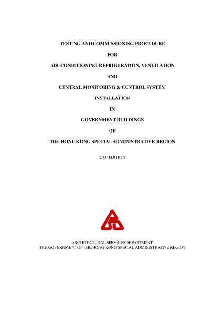 Testing And Commissioning Procedure For Air Conditioning