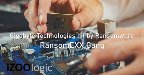 Ransomexx Ransomware Attacks Gigabyte Technologies