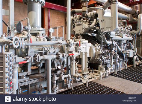 Natural Gas Compressor Station Stock Photo Alamy