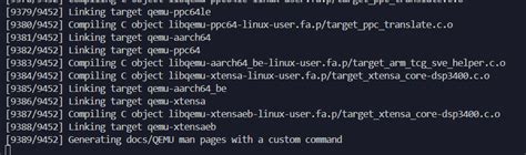 Qemu Compilation Hanging Unexpectedly Stack Overflow