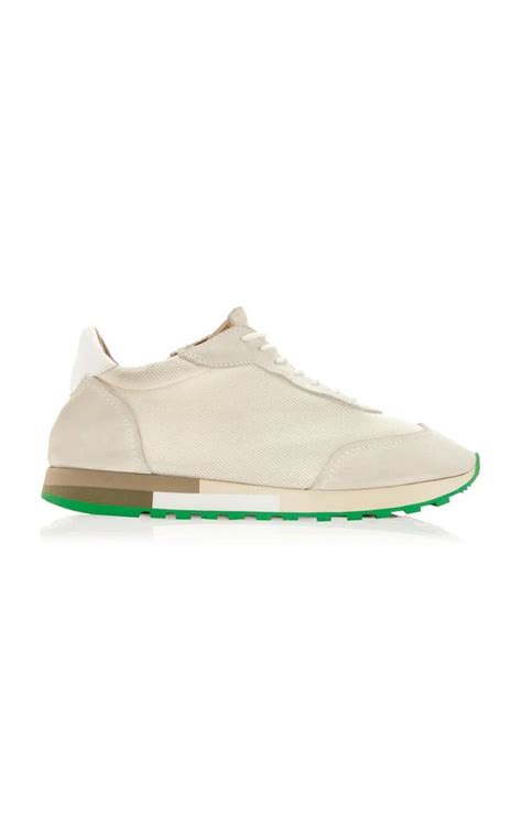 The Row The Row Owen Leather Mesh Sneakers Moda Operandi Casual