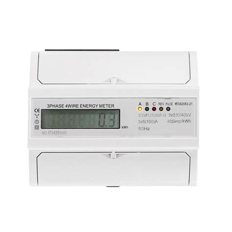 Din Rail Type Digital Kwh Meter Smart 3 Phase 4 Wi Vicedeal