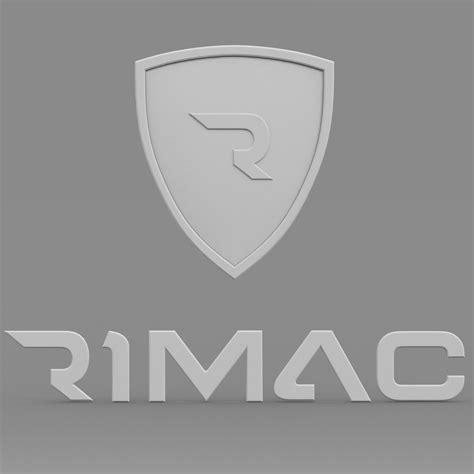 Rimac Logo 3d Model Cgtrader