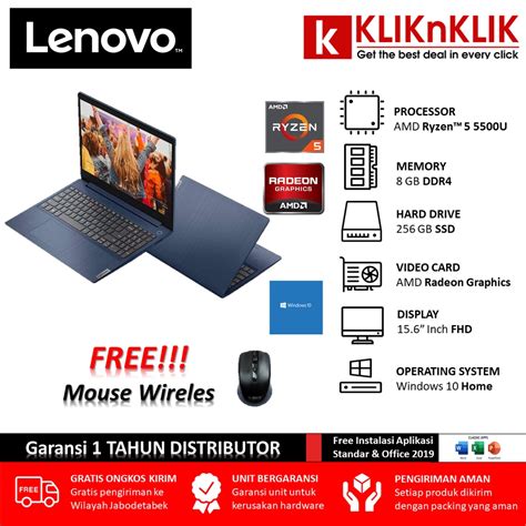 Jual Laptop Lenovo Ideaped Slim Ryzen U Gb Gb Win Blue Shopee Indonesia