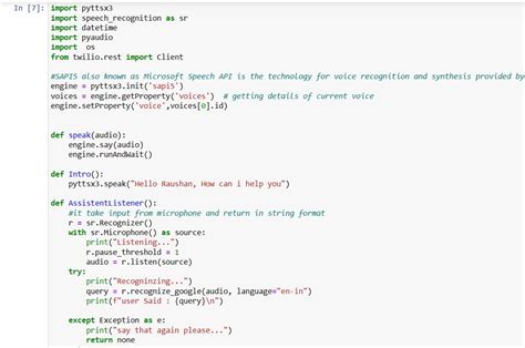 Raushan Raj On Linkedin Pythonvoiceassistant Voicetechnology
