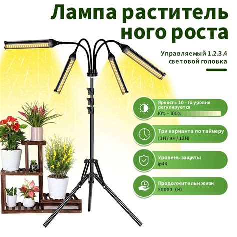 Фитолампа для рассады цветов растений полный спектр купить с доставкой по выгодным ценам в
