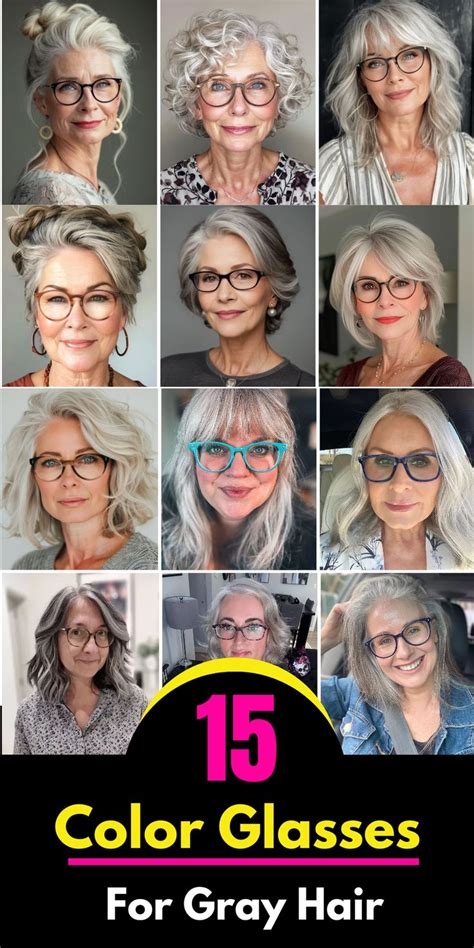 15 Best Color Glasses For Gray Hair To Transform Your Look Grey Hair