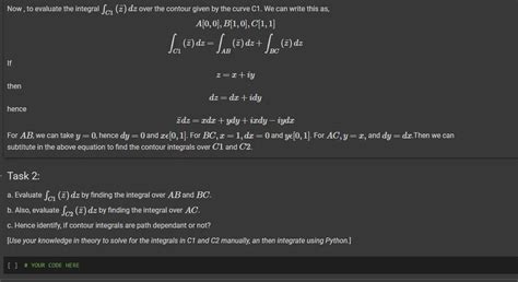 Solved Integrals Of Complex Valued Functions Of A Complex Chegg