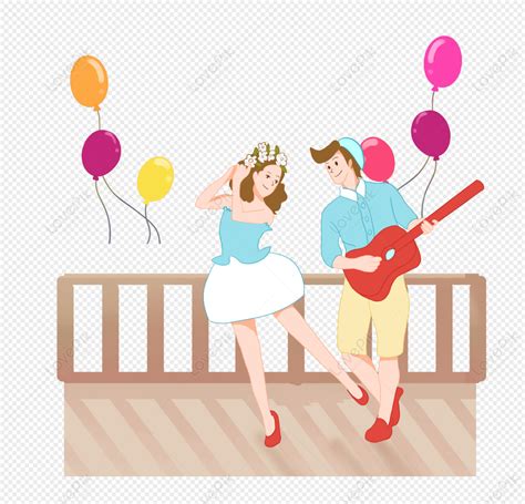커플 댄스 Png 일러스트 무료 다운로드 Lovepik