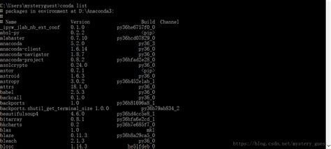 【python学习】win10下anaconda安装第三方包 anaconda 独有包 csdn博客