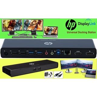 Original Hp Displaylink Pr Hstnn Ix Usb Docking Station Dock Universal Port Replicator