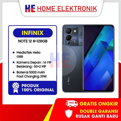 Jual Infinix Note Gb Gb Garansi Resmi Infinix Indonesia Tahun Shopee Indonesia