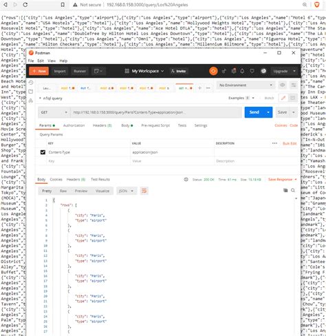 query json data using sql for node js with javascript