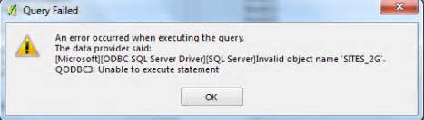 Qgis Fixing Qodbc3unable To Execute Statement When Querying Sql