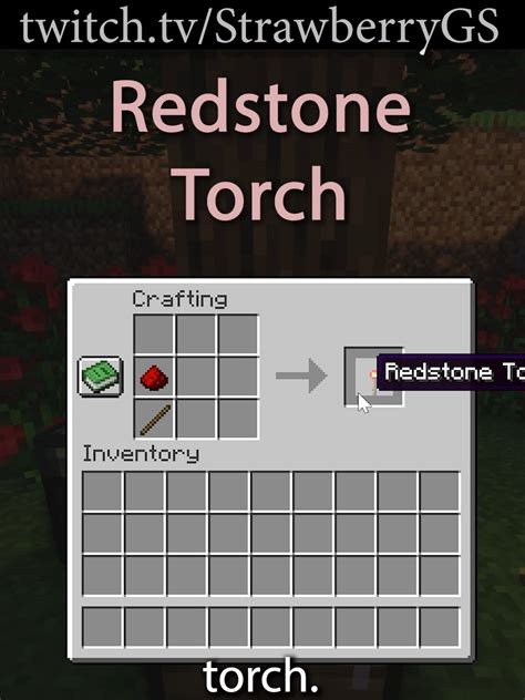 Redstone Repeater Recipe